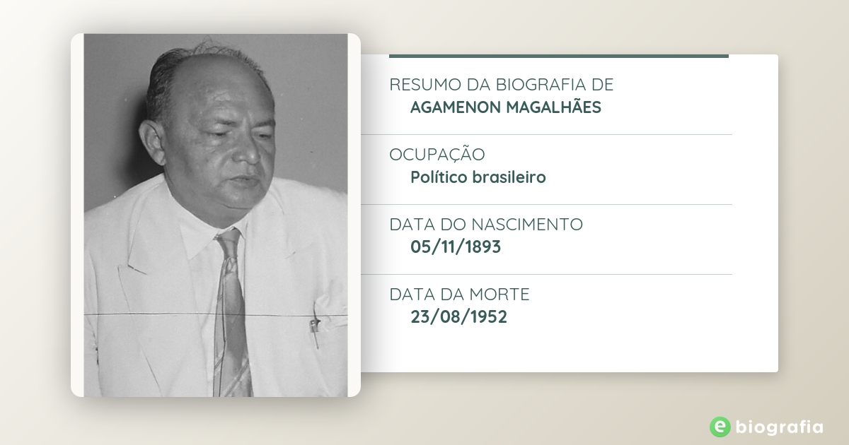 Biografia de Agamenon Magalhães - eBiografia Biografia de Agamenon Magalhães - eBiografia