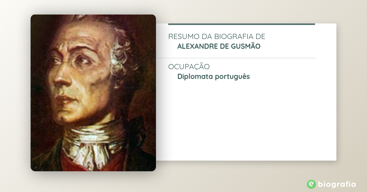 Biografia de Alexandre de Gusmão - eBiografia