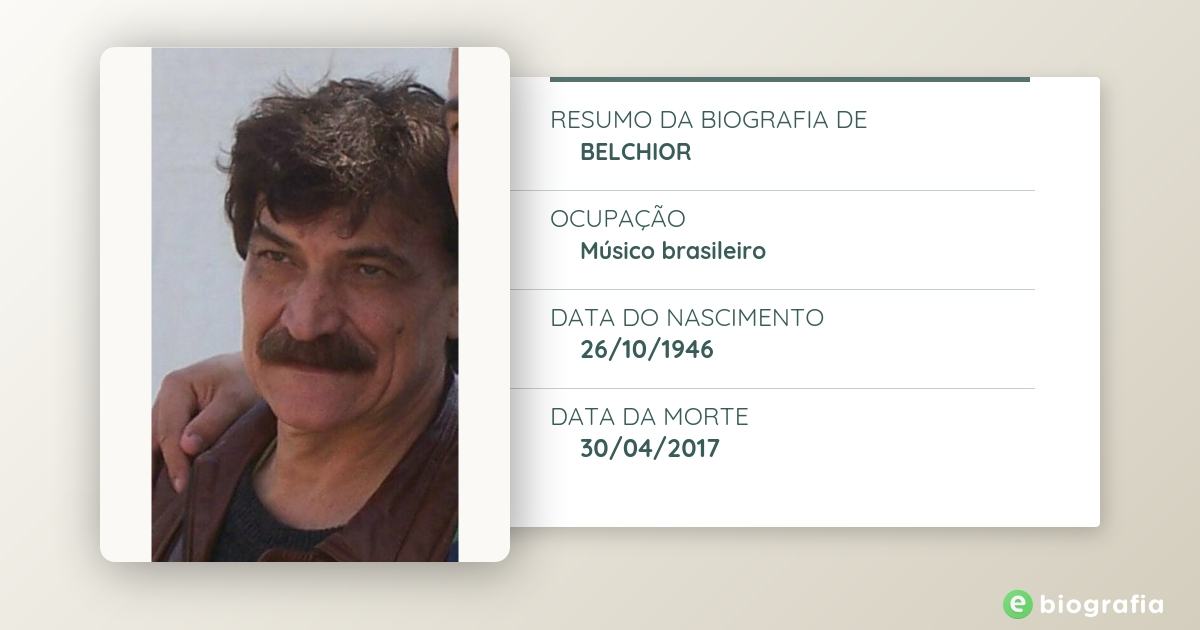 Biografia de Belchior - eBiografia
