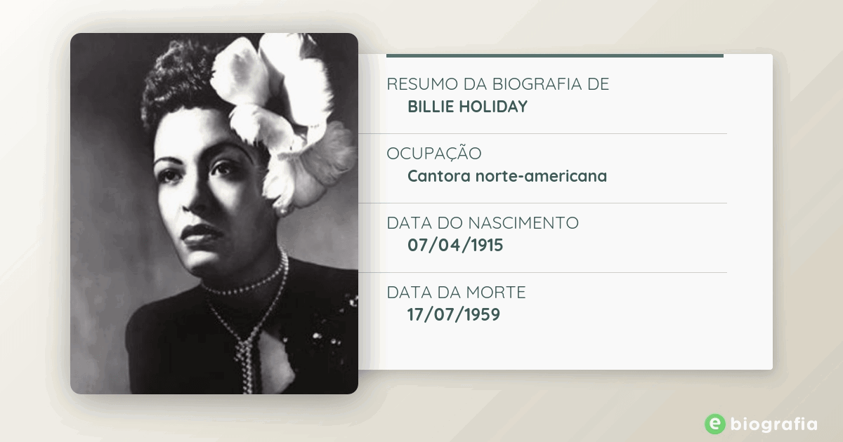 Biografia de Billie Holiday - eBiografia