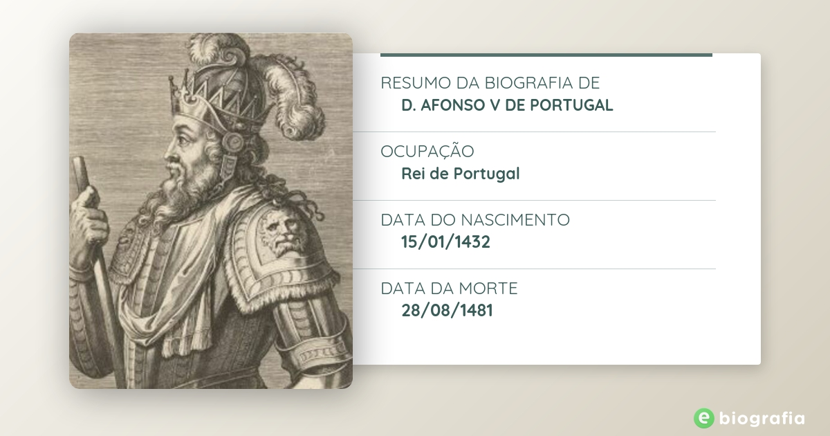 Biografia de D. Afonso V de Portugal - eBiografia