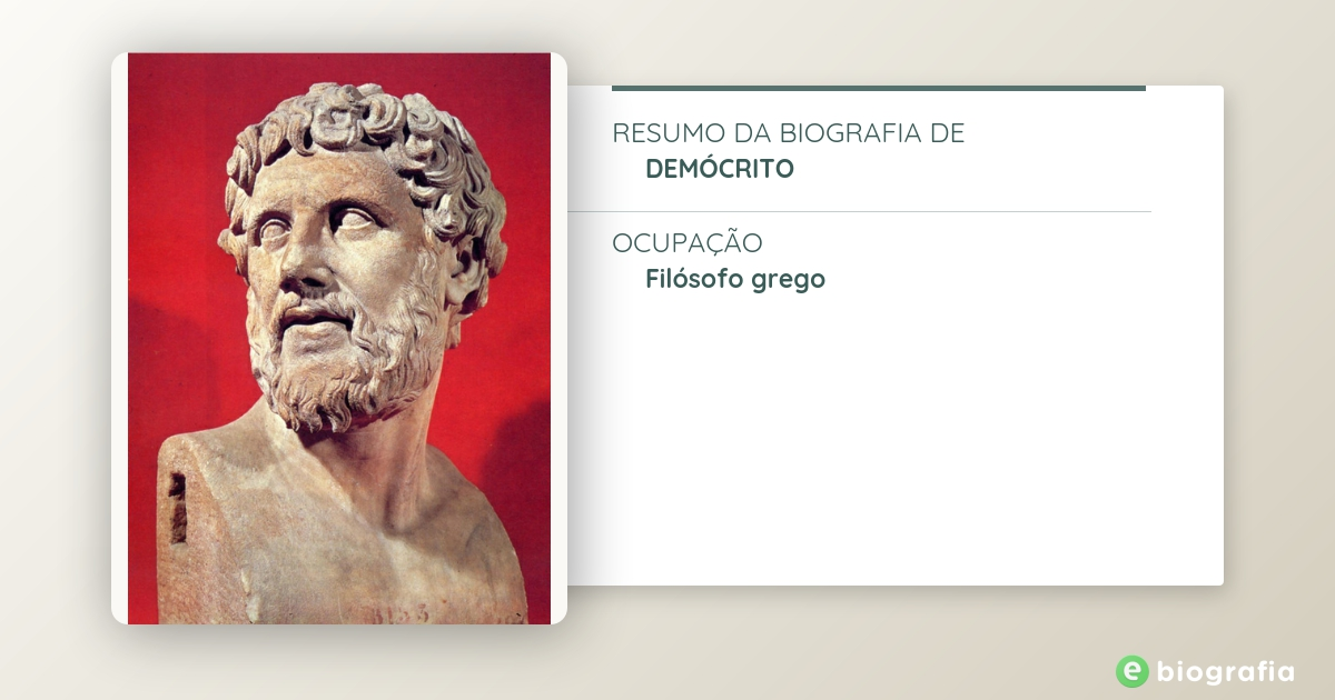 Biografia de Demócrito - eBiografia
