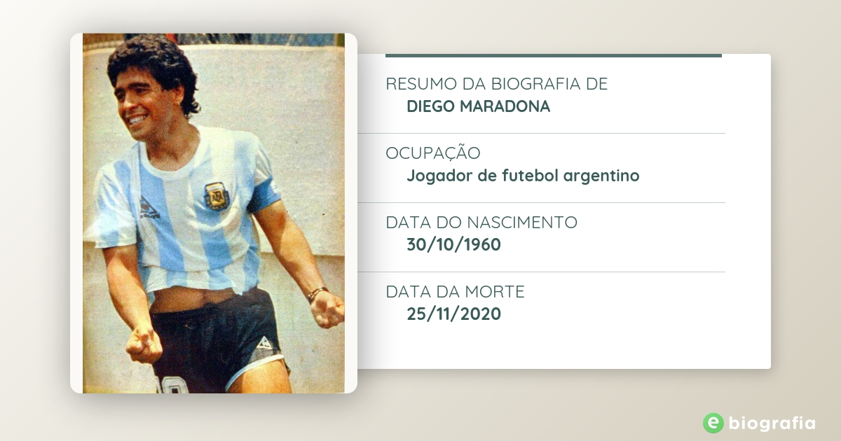 Biografia de Diego Maradona - eBiografia