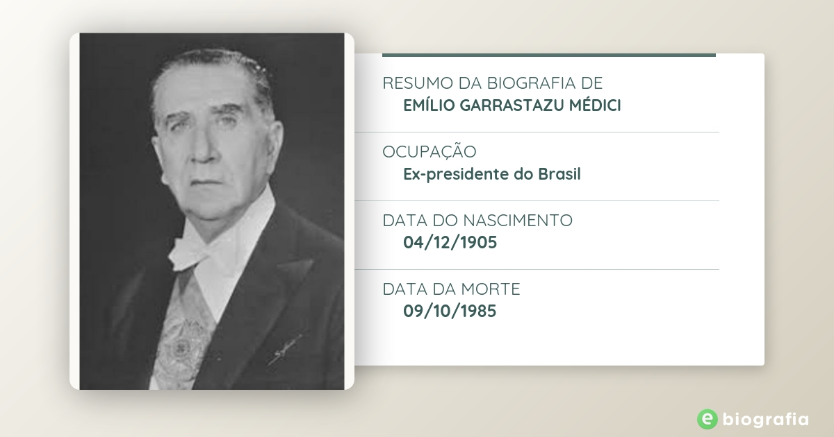 Biografia de Emílio Garrastazu Médici - eBiografia