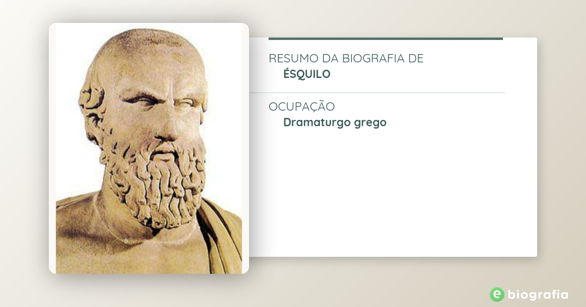 Biografia de Ésquilo - eBiografia