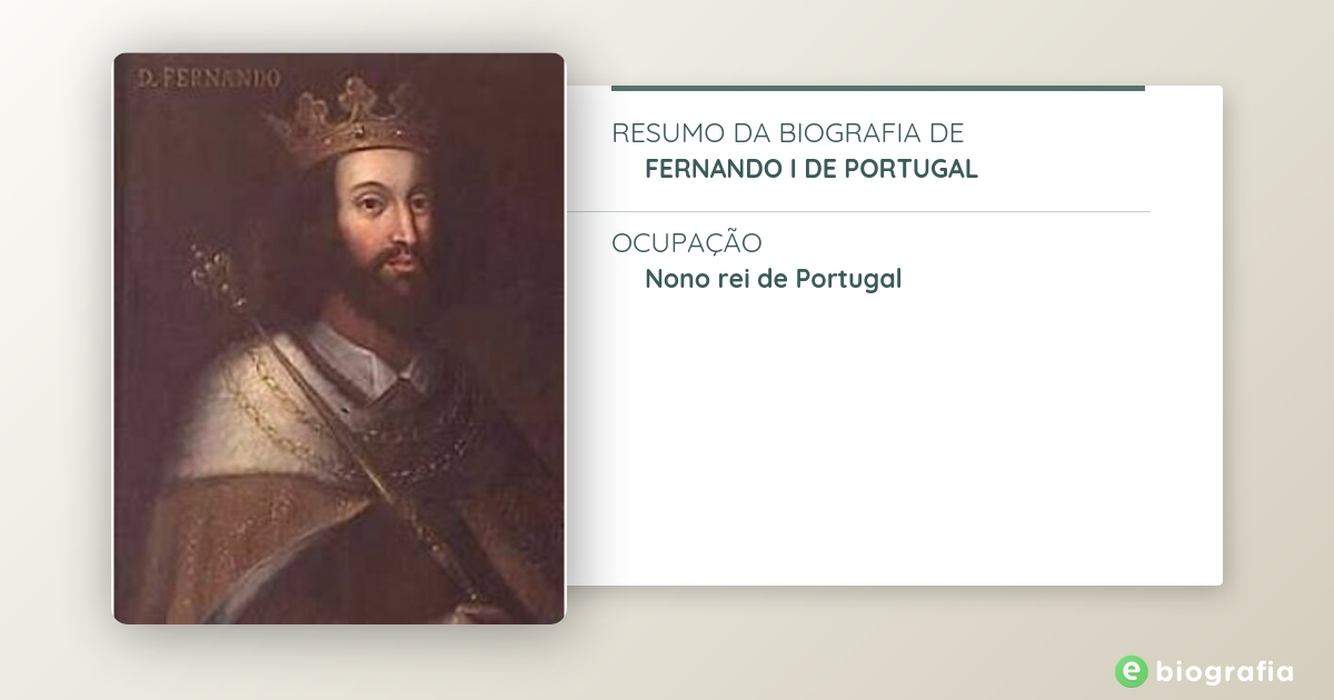 Biografia de Fernando I de Portugal - eBiografia