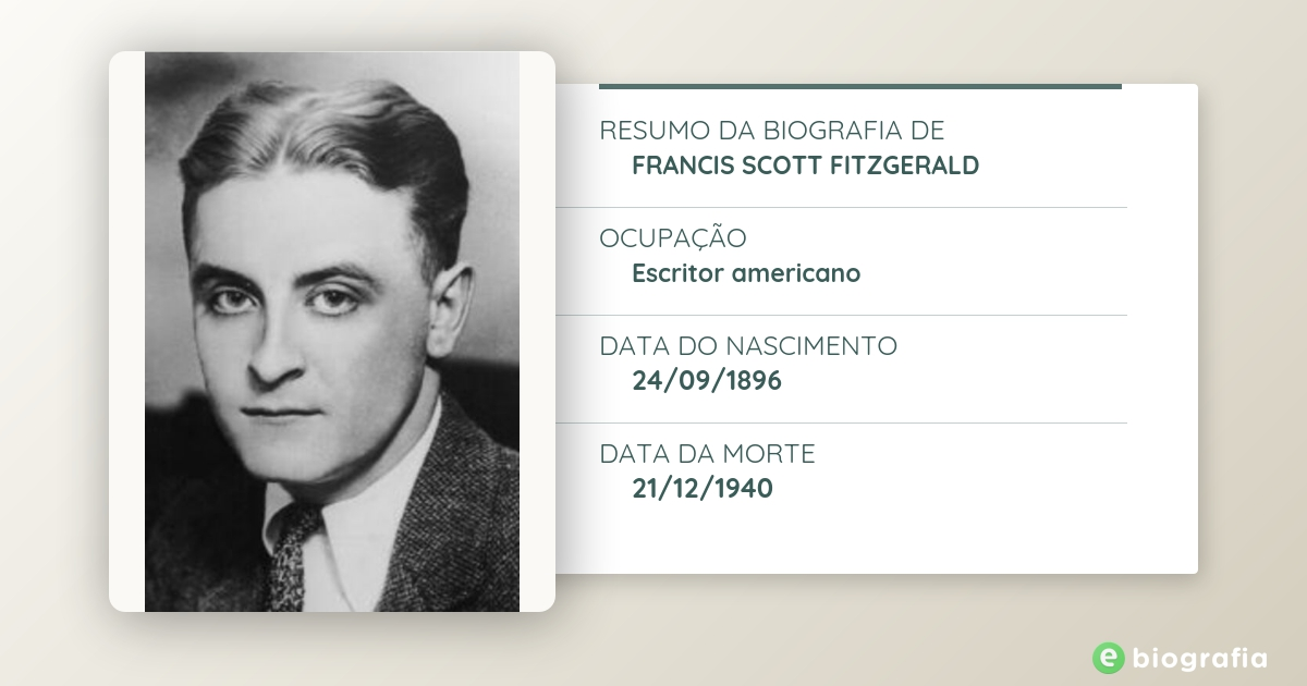 Biografia de Francis Scott Fitzgerald - eBiografia