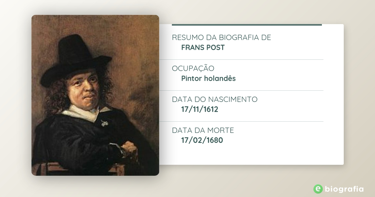 Biografia de Frans Post - eBiografia
