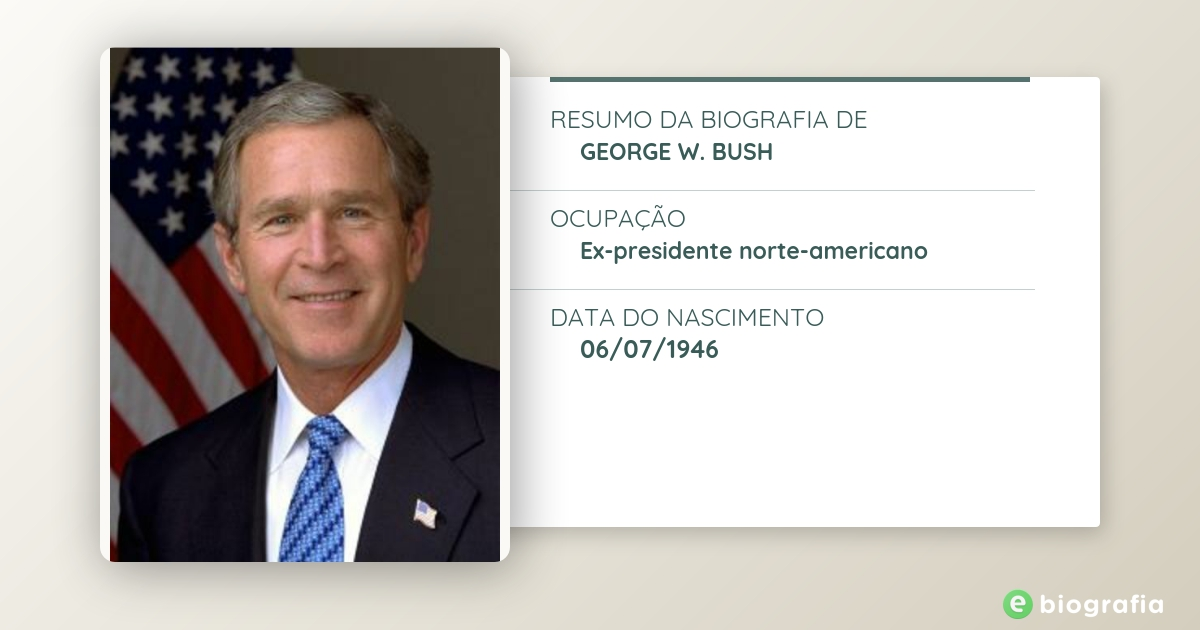 Biografia de George W. Bush - eBiografia