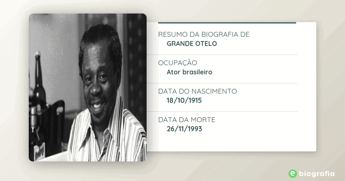 Biografia de Grande Otelo - eBiografia
