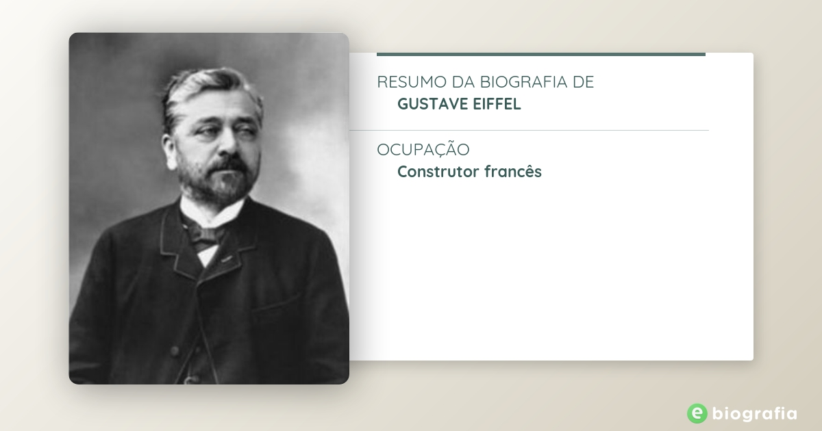 Biografia de Gustave Eiffel - eBiografia