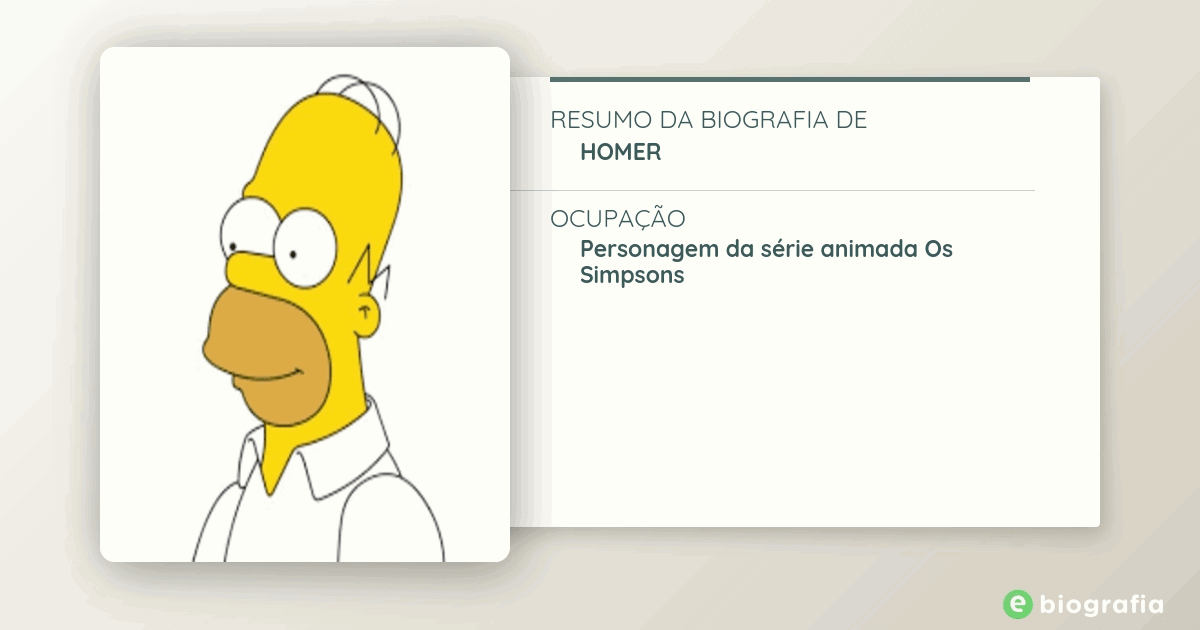 Biografia de Homer - eBiografia
