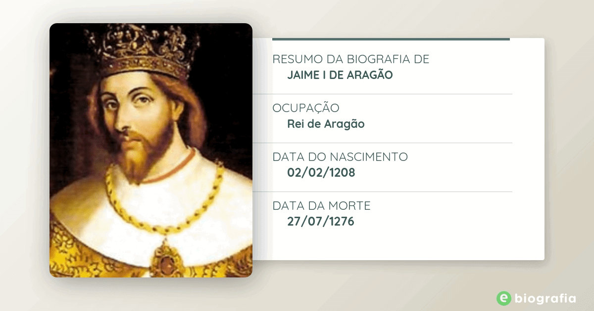 Biografia de Jaime I de Aragão - eBiografia