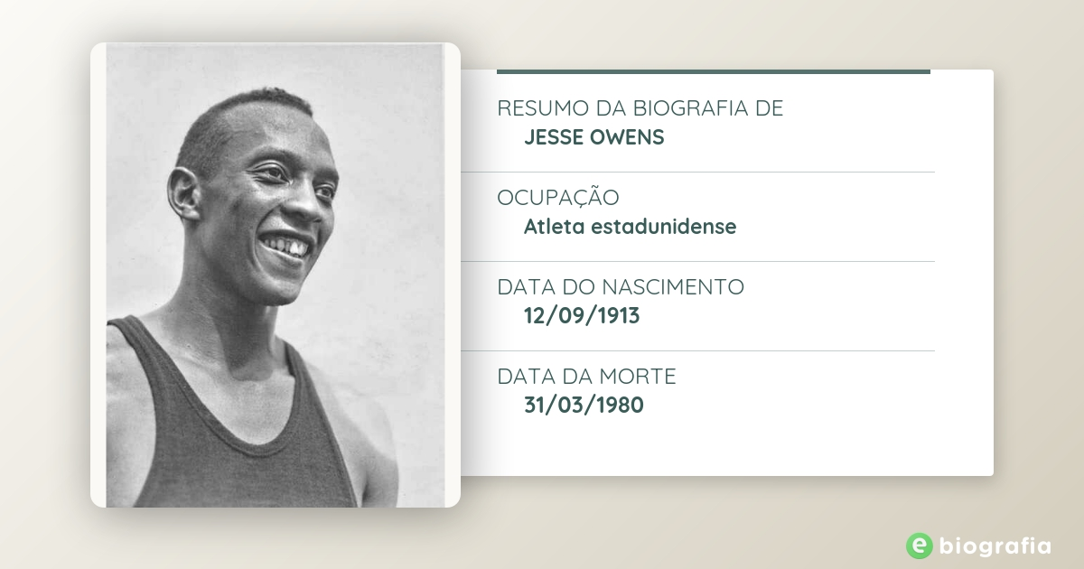 Biografia de Jesse Owens - eBiografia