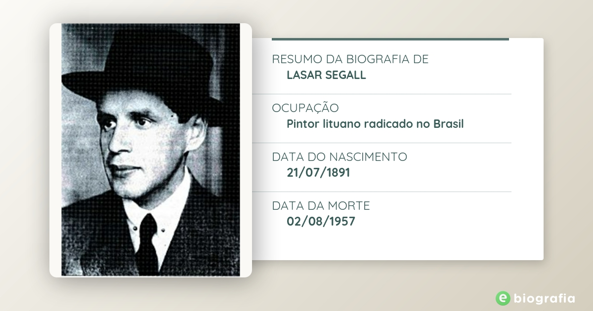 Biografia de Lasar Segall - eBiografia