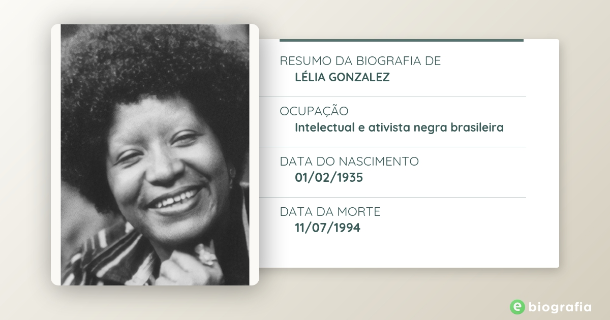 Biografia de Lélia Gonzalez - eBiografia
