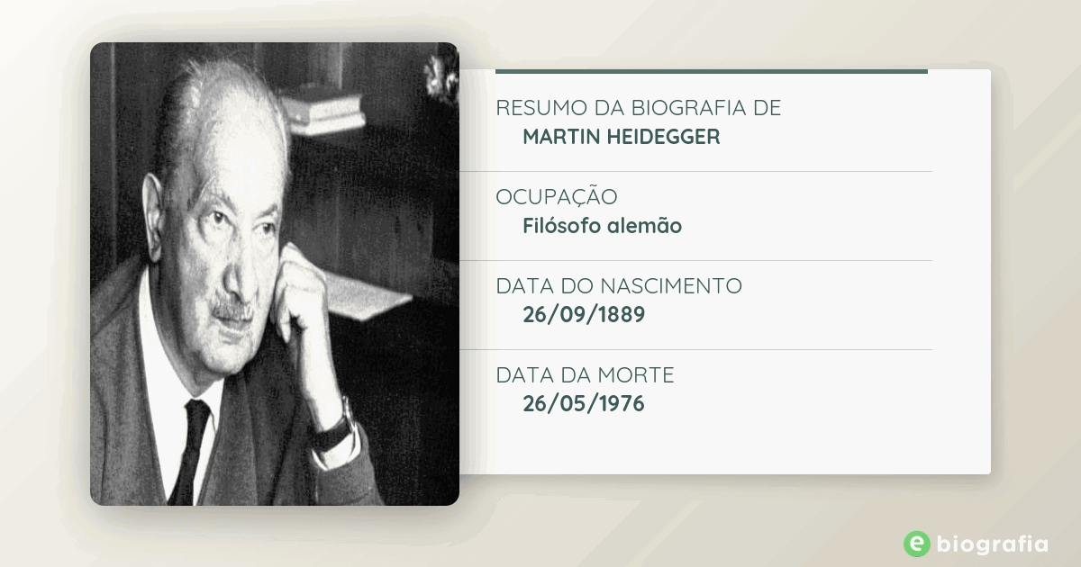 Biografia de Martin Heidegger - eBiografia Biografia de Martin Heidegger - eBiografia