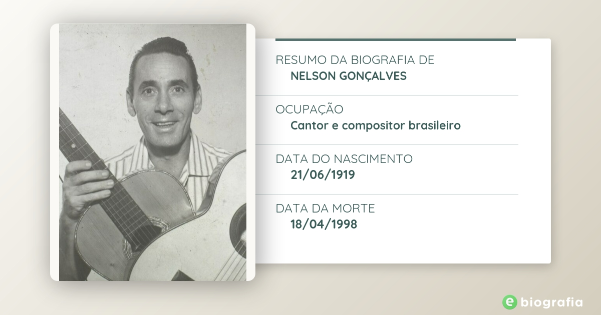 Biografia de Nelson Gonçalves - eBiografia
