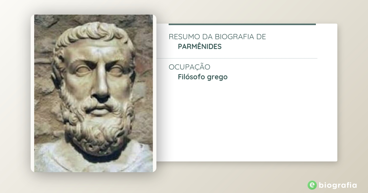 Biografia de Parmênides - eBiografia