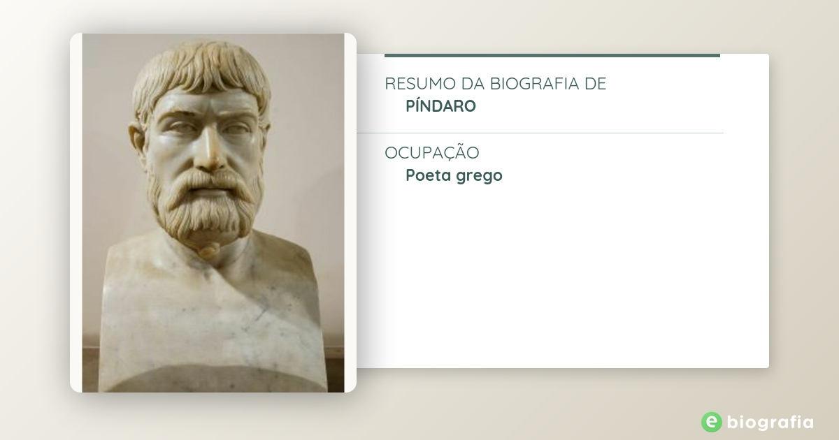 Biografia de Píndaro - eBiografia