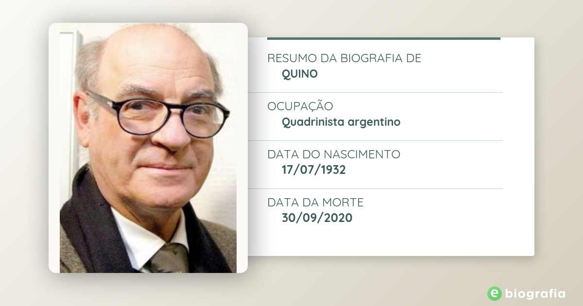 Biografia de Quino (criador de Mafalda) - eBiografia
