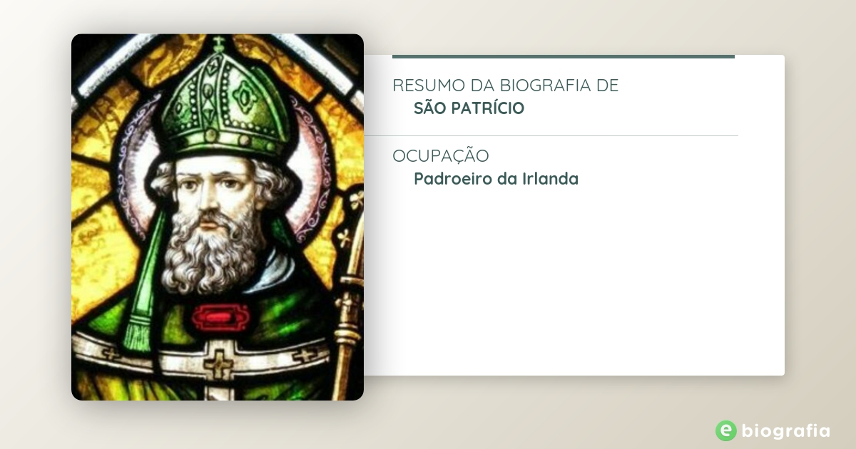 A história de São Patrício (St. Patrick) - eBiografia
