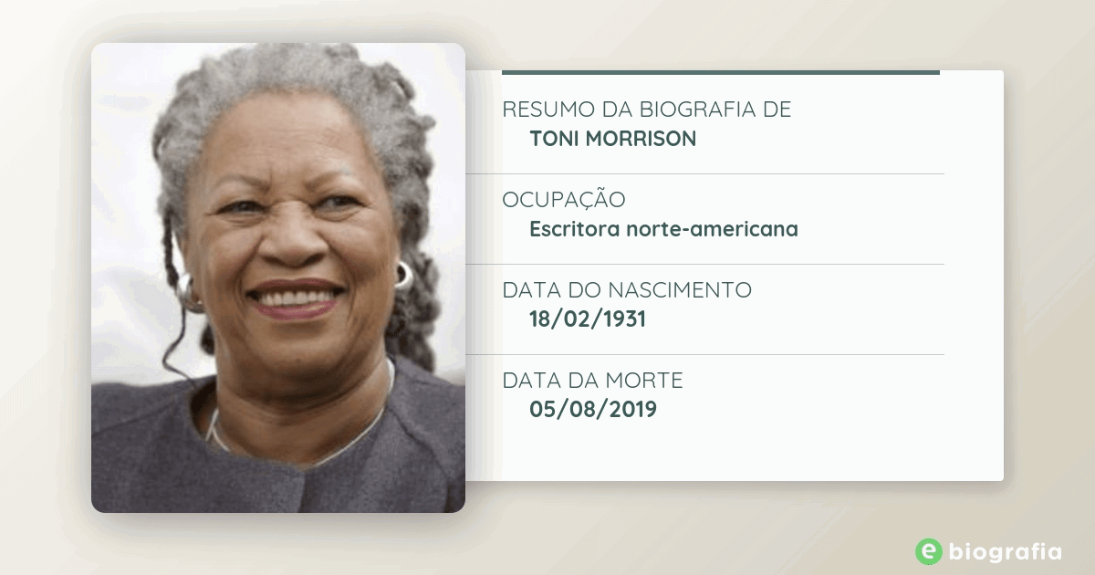 Biografia de Toni Morrison - eBiografia