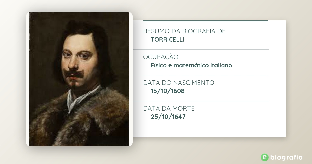 Biografia de Torricelli - eBiografia