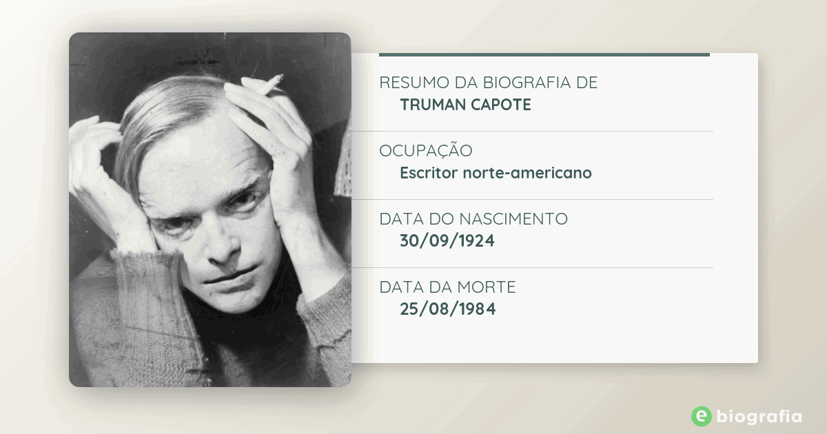 Biografia de Truman Capote - eBiografia