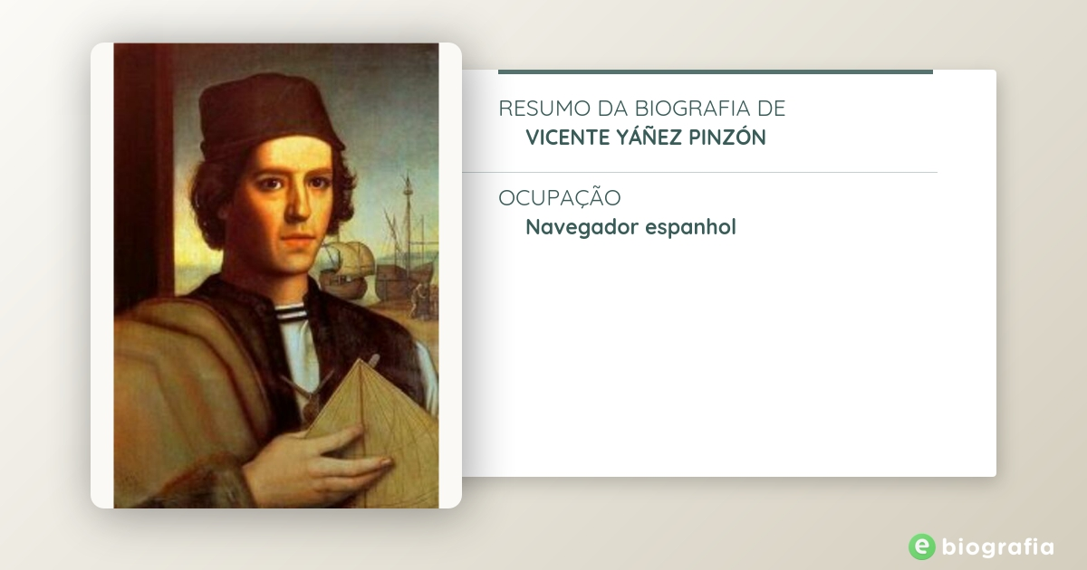 Biografia de Vicente Yáñez Pinzón - eBiografia
